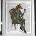 Gift for Wine Lover - Wine Tasting Fox, Full - Fox Print Fox Décor Fox ...