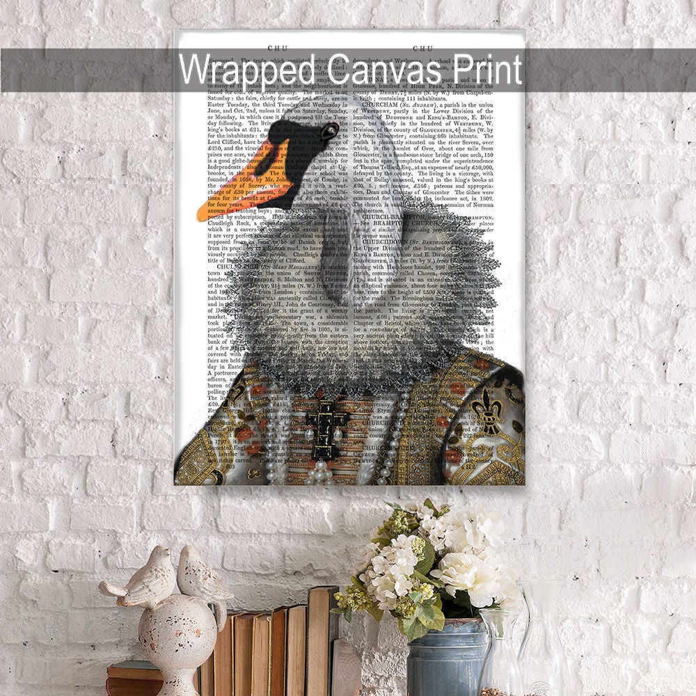 Swan Print - Elizabethan Swan Art Print Swan Picture Wall Art Wall ...