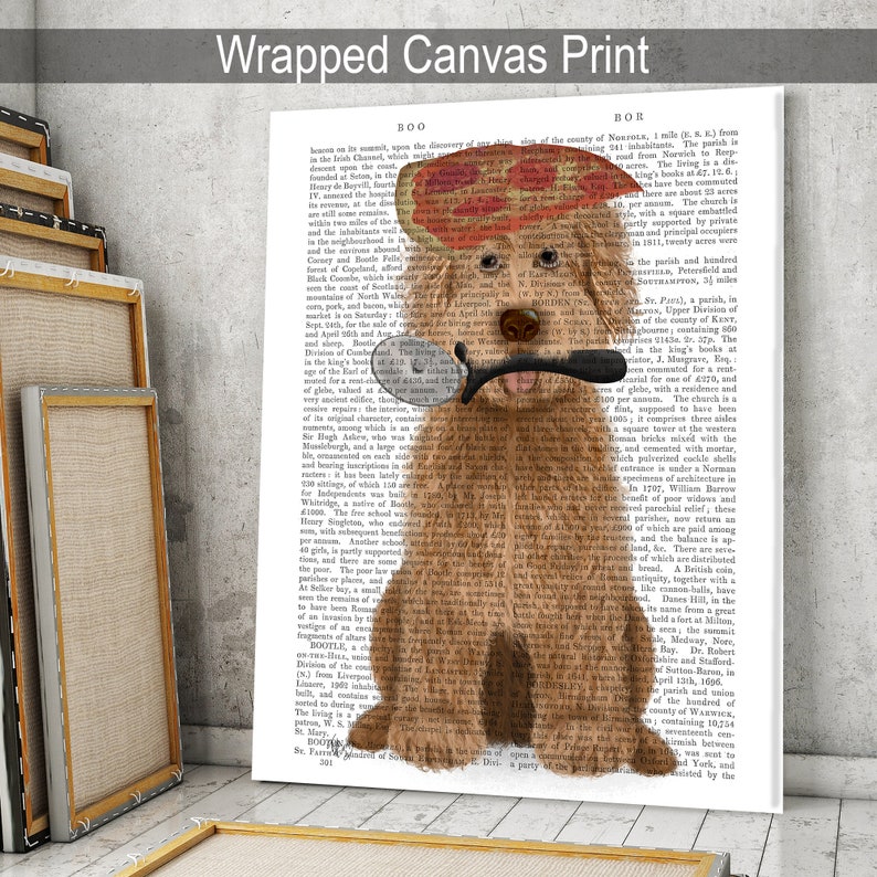 Labradoodle Print Labradoodle Gift Doodle Dog Art Pizza Art - Etsy