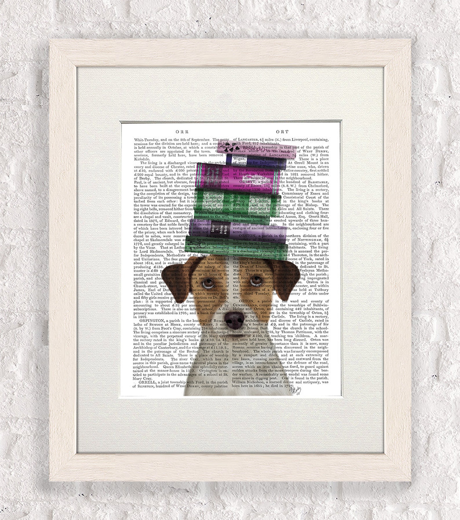 Jack Russell Print Jack Russell Books Jack Russell Gift - Etsy UK