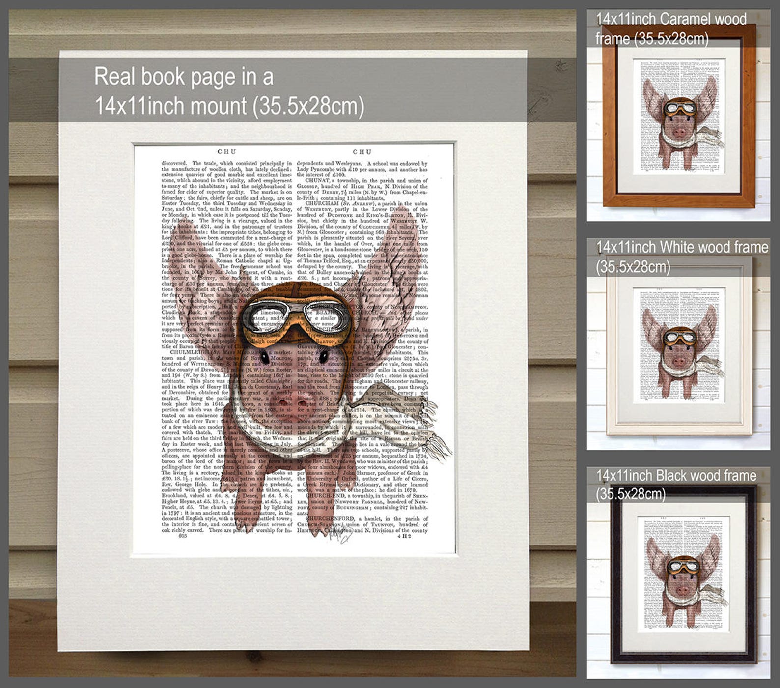 Flying Pig Print - Pig With Wings - Pig Gift for Pig Lover Pig ...