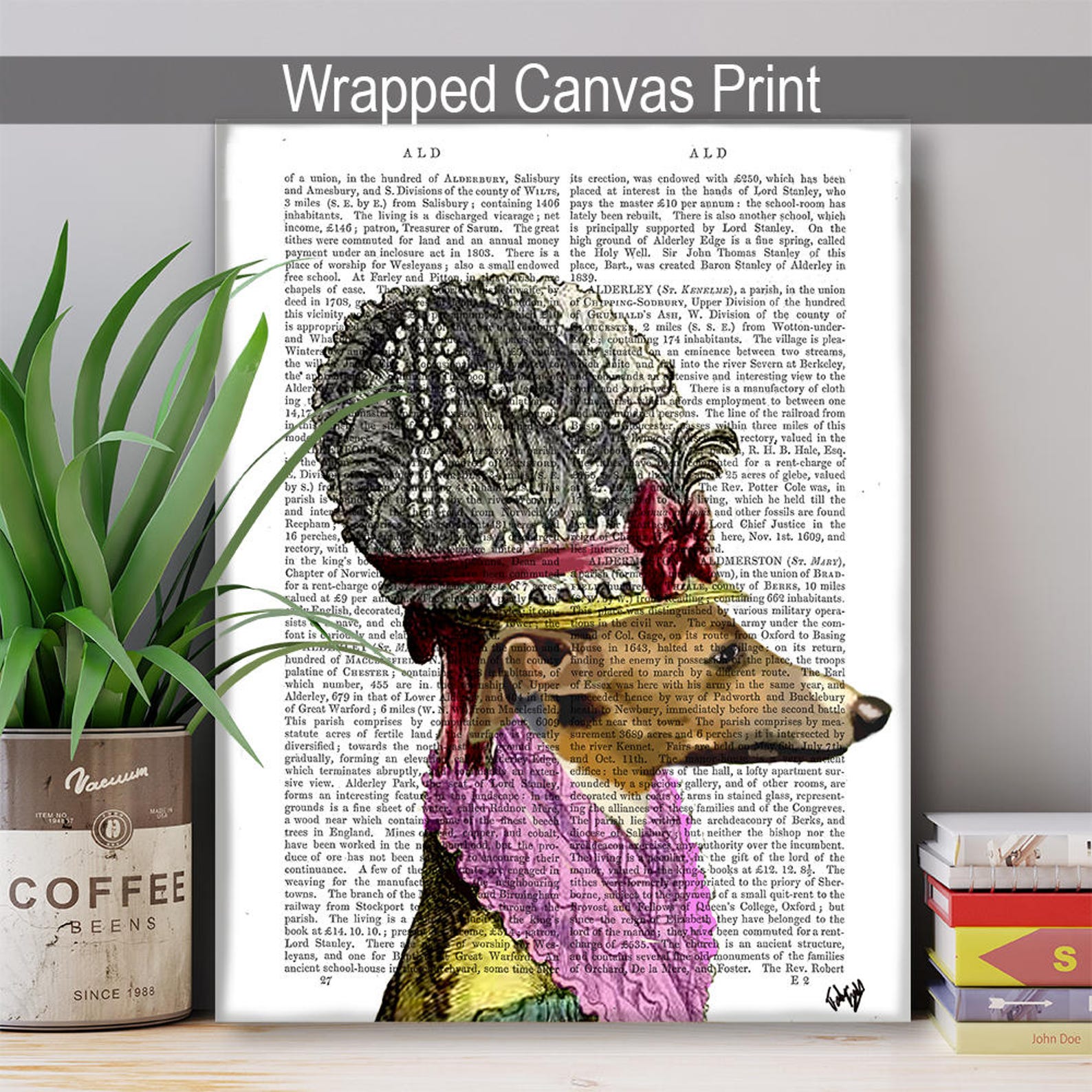 Vintage Greyhound Dog Poster Dog Decor Dog Illustration Dog Picture Dog ...