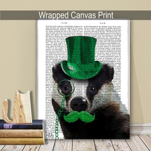 Badger Art Print Badger Print Woodland Illustration Woodland Nursery ...