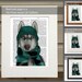 Siberian Husky Hat and Scarf - Dog Sledding Iditarod Sled Dog Husky ...
