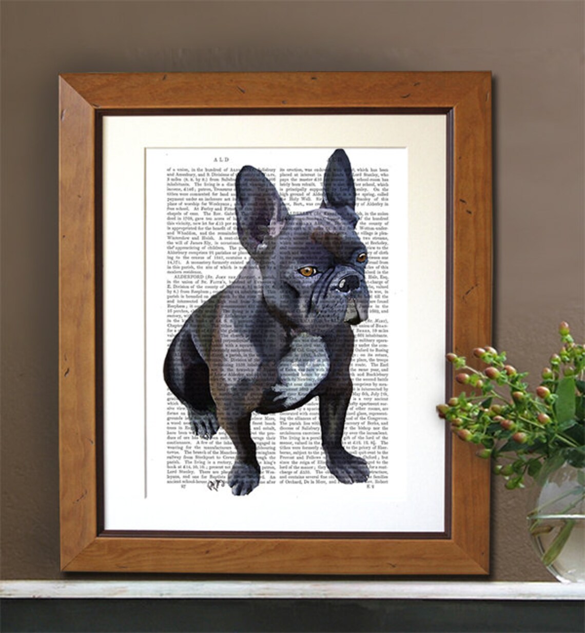 French Bulldog Art Print Frenchie Wall Art French Bulldog Gift - Etsy