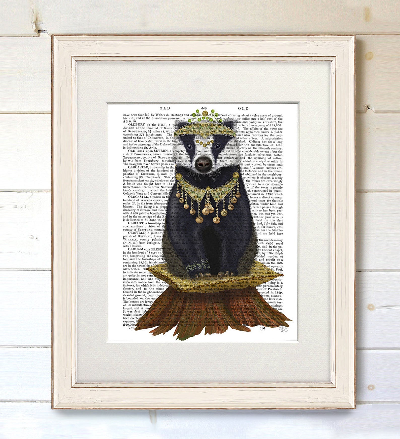 Office Decor Ideas - Badger With Tiara Full - Cool Office Gifts Gift ...