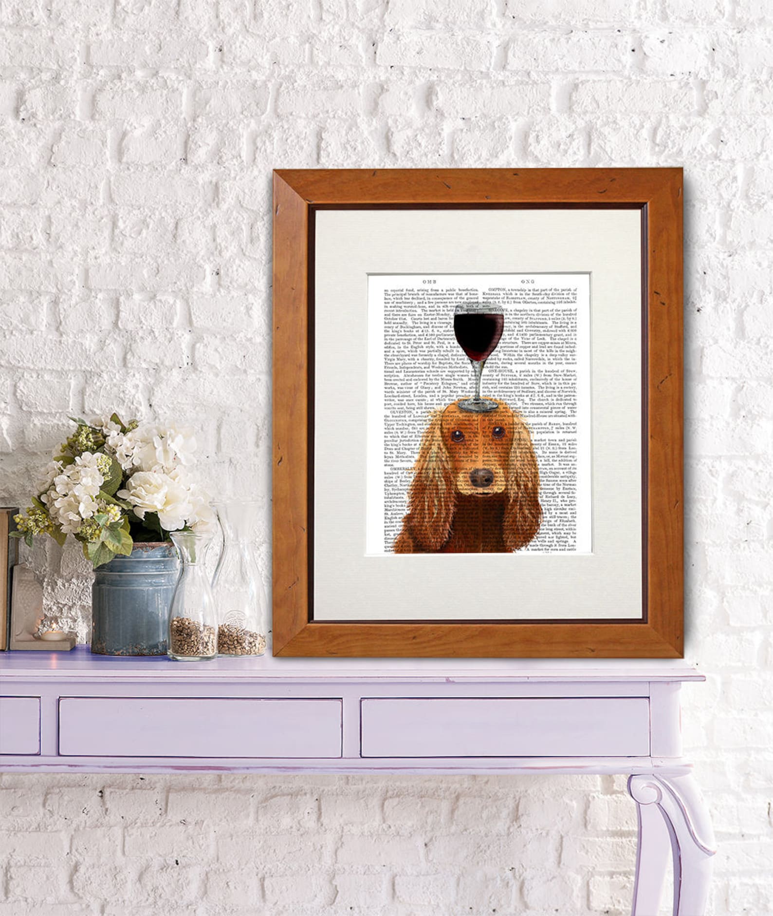 Cocker Spaniel Gift - Cocker Spaniel Dog Au Vin Cocker Spaniel Print ...