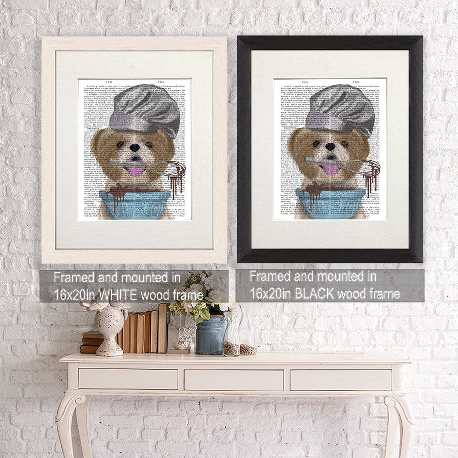 Kitchen Decor Ideas - Shih Tzu Baker Dog - Tzus Puppy Art Chef Cook ...