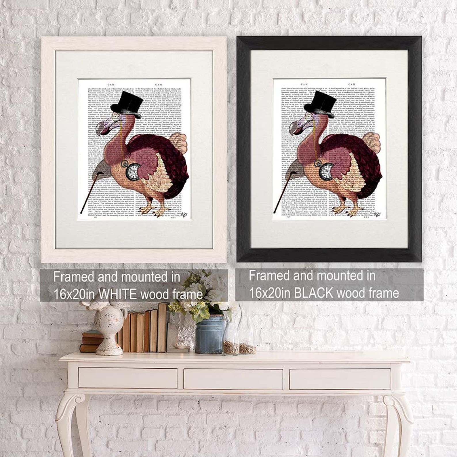 Dodo Bird Dapper Dodo Art Print Top Hat Dodo Print Dodo - Etsy