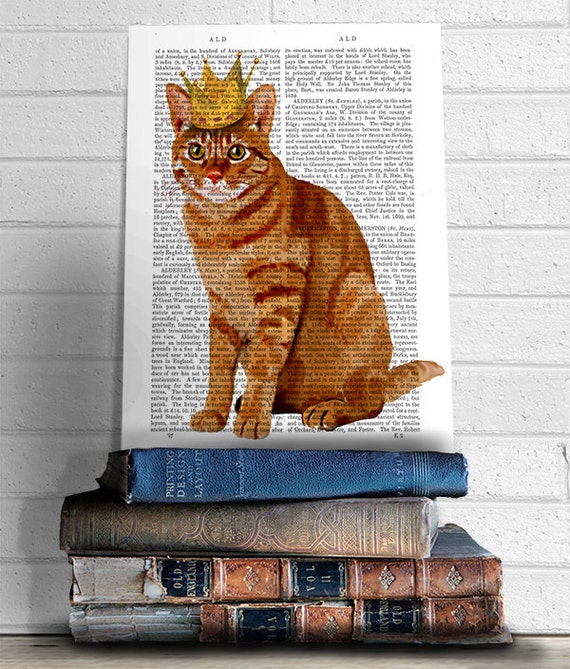 Ginger Cat King of Cats Full wall hanging cat decor cat | Etsy