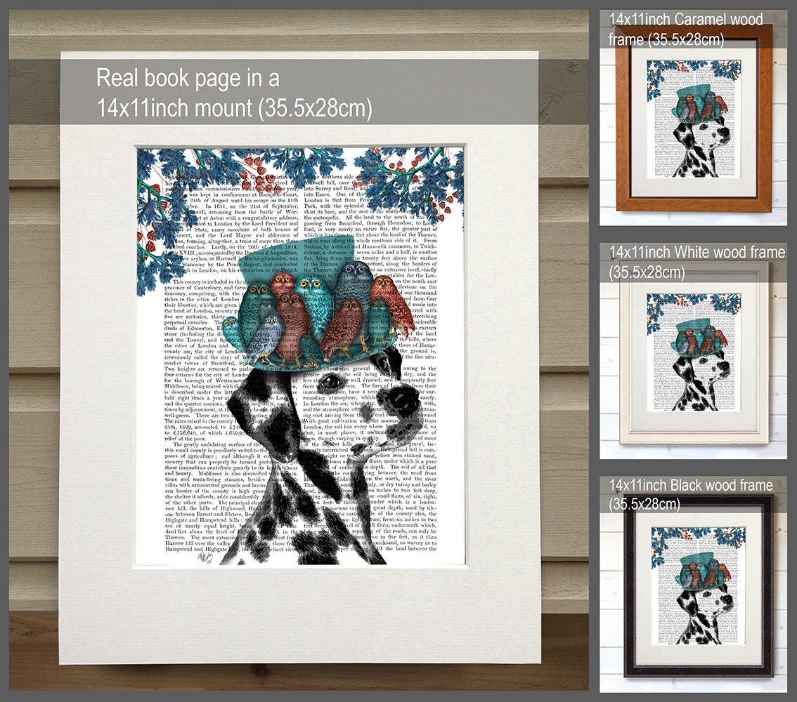 Dalmatian Wall Art Dalmatian Poster Dalmatian Art Milliners | Etsy