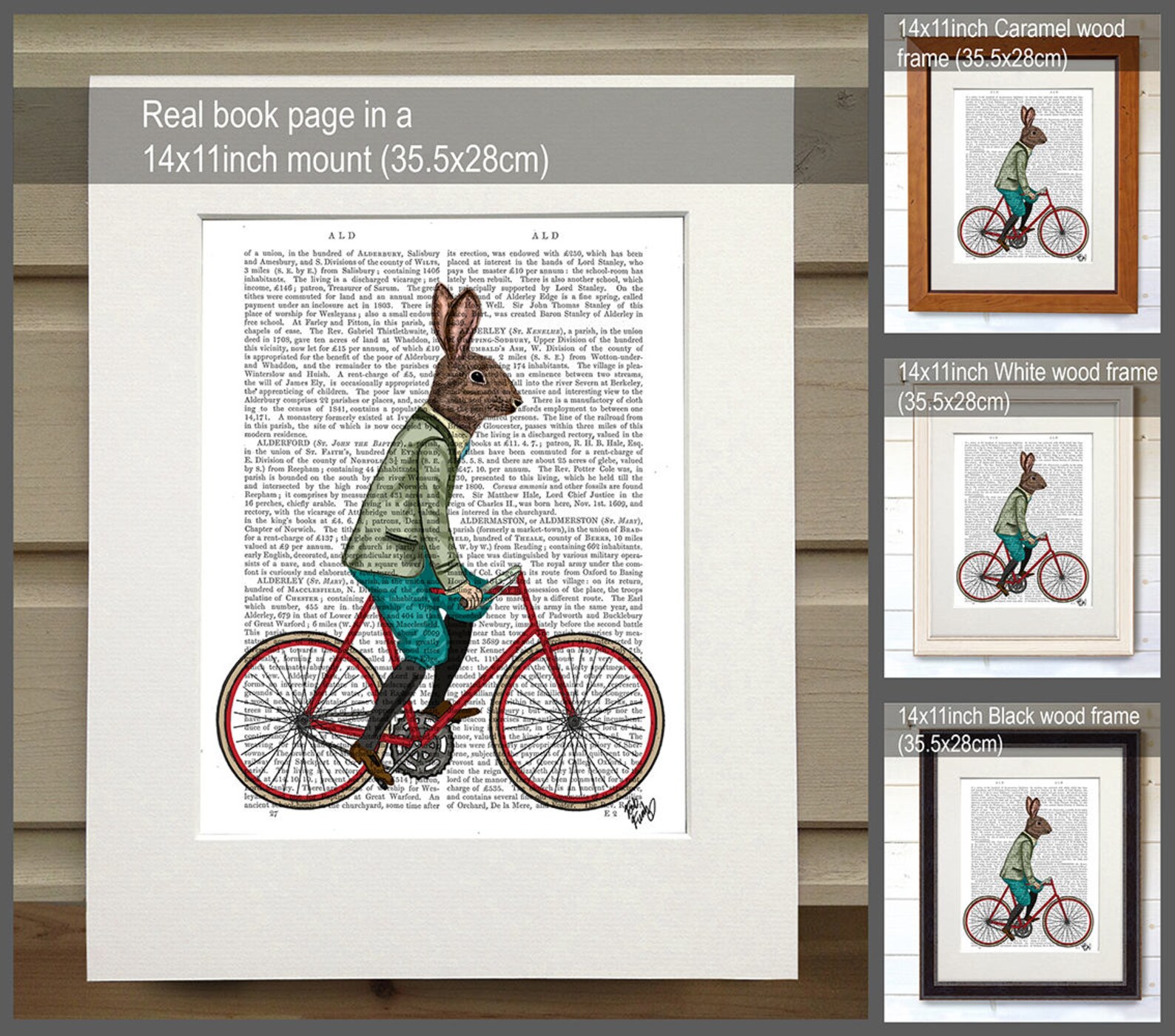 Rabbit on Bike Nursery Decor Illustration Art Print Childrens - Etsy