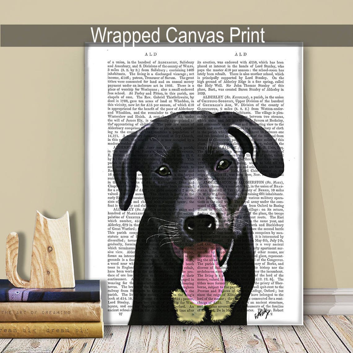 Labrador Gifts Black Lab Painting Black Lab Art Black Lab | Etsy