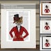 Vixen Lady Fox Hunter 1 Portrait Wall Art Fox Hunting Art - Etsy