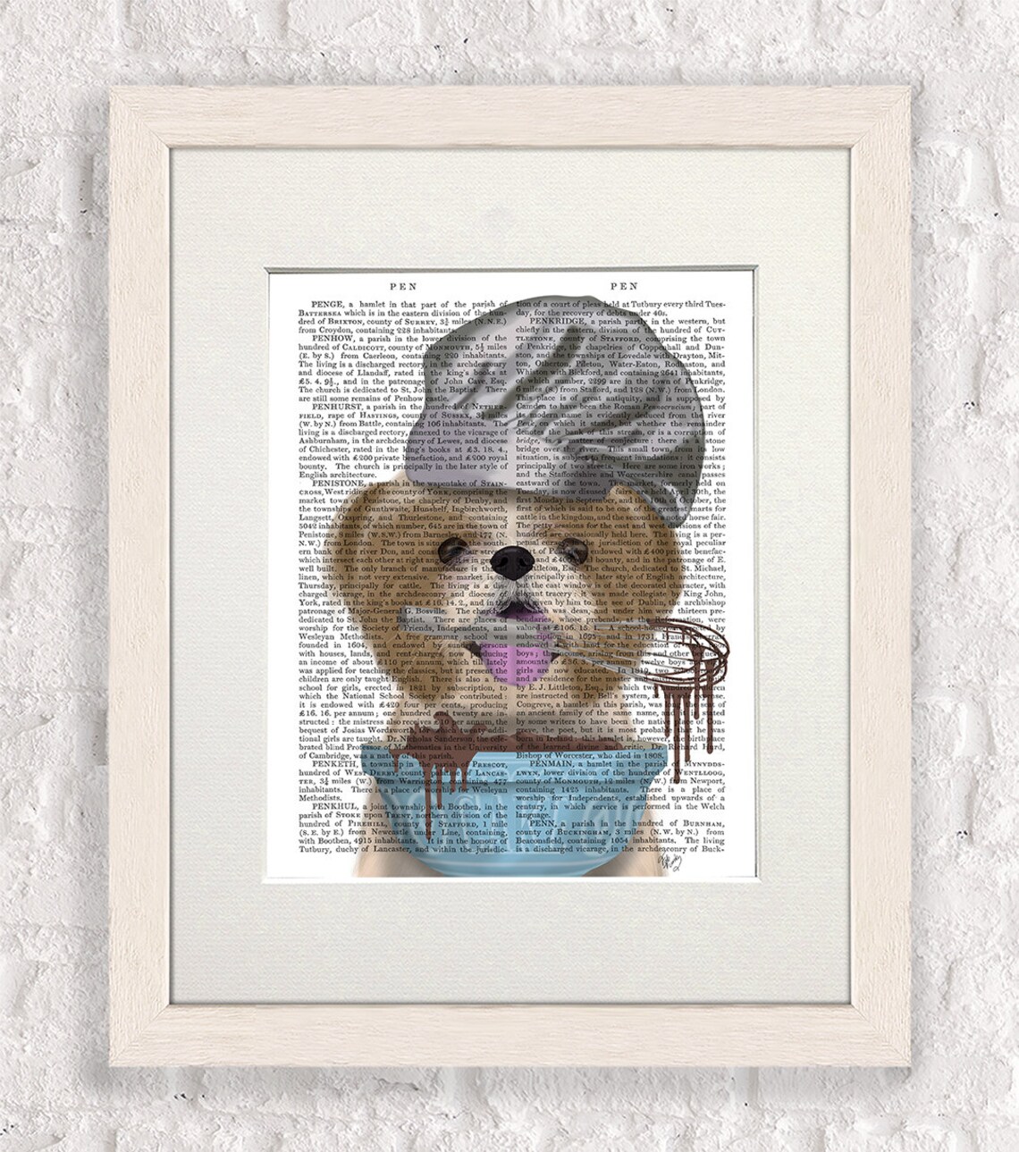 Kitchen Decor Ideas Shih Tzu Baker Dog Tzus Puppy Art Chef | Etsy