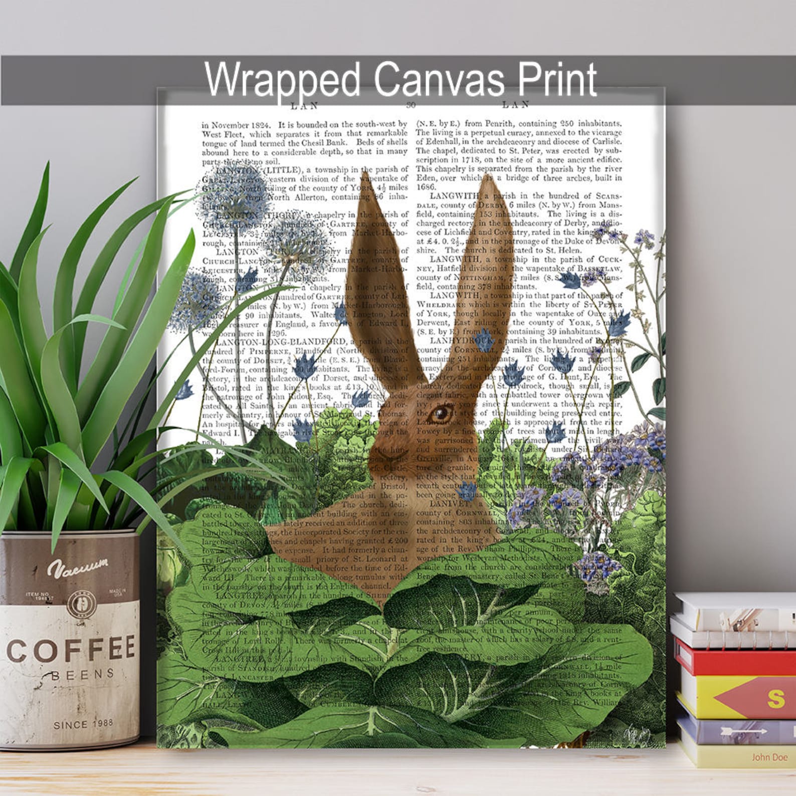 Rabbit Decor Cabbage Patch Rabbit 5 Bunny Nursery Decor | Etsy