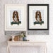Dog Mom - Basset Hound and Tiara - Basset Decor Basset Print Pet Lover ...