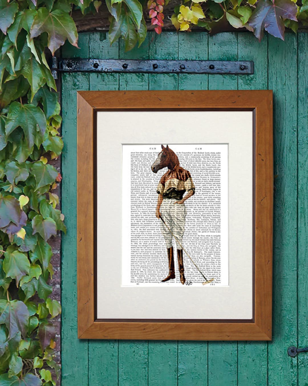 Polo Horse Print Art Print Digital Illustration Original Painting Horse ...