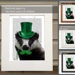 Badger Art Print Badger Print Woodland Illustration Woodland Nursery ...
