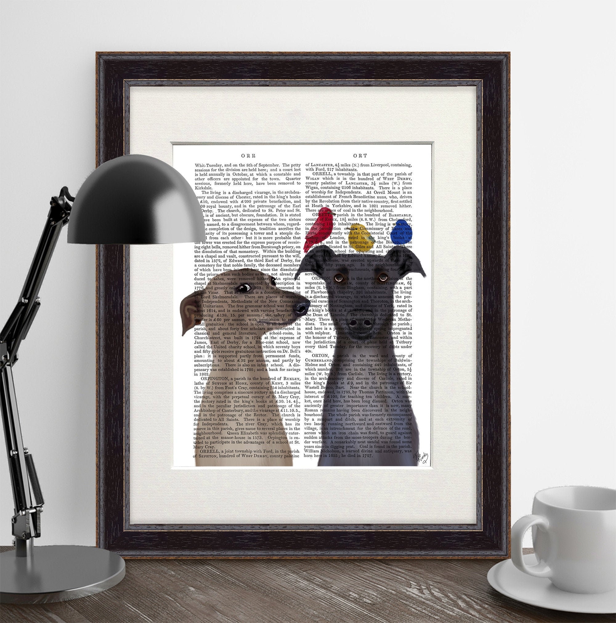 Greyhound print Italian greyhound Whippet art Colourful | Etsy