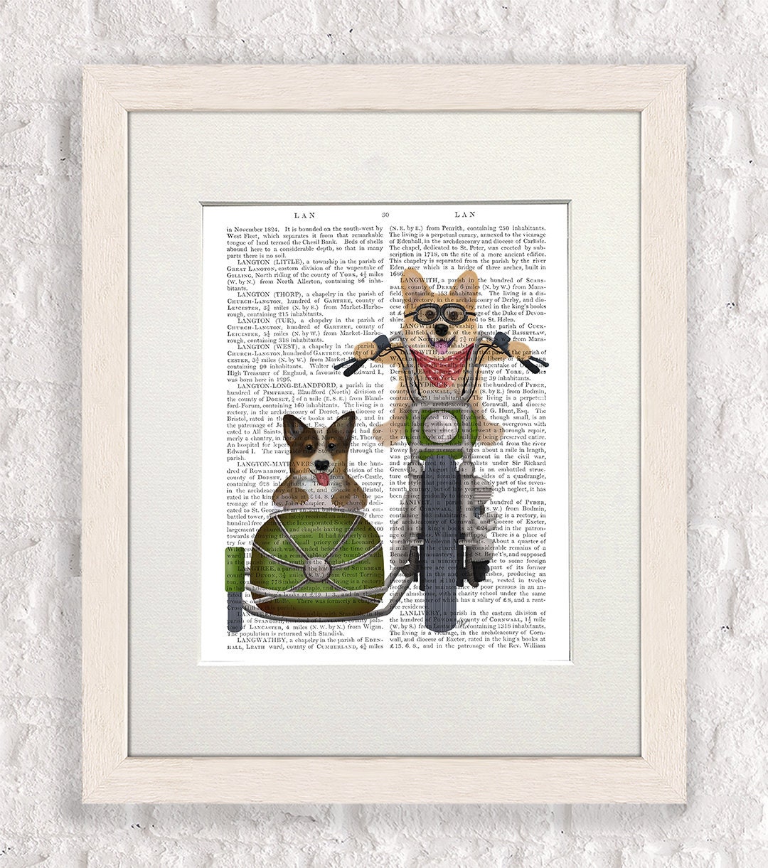 Couple Gift - Corgi Chopper and Sidecar - Pembroke Welsh Corgi Mr and ...