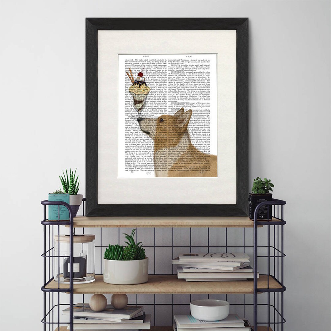 Corgi Art Print - Corgi Tan Ice Cream Dog - Corgi Print Corgi Owner ...