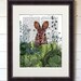 Bunny Wall Art Cabbage Patch Rabbit 6 Rabbit Print Nature Inspired ...