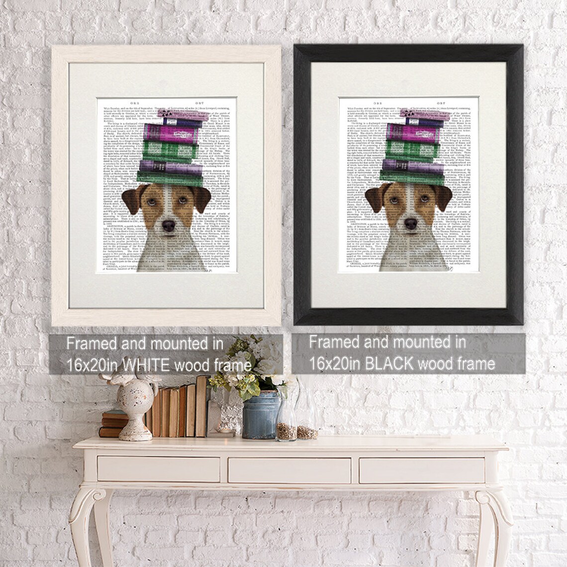 Jack Russell Print Jack Russell Books Jack Russell Gift - Etsy