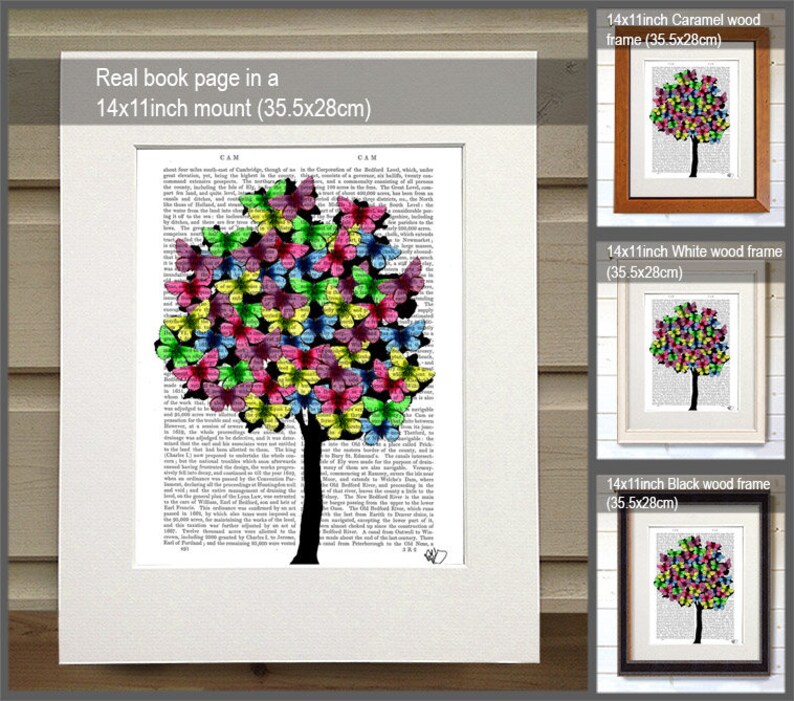 Butterfly Tree, Butterfly Print, Butterfly Decor, Butterflies Canvas ...