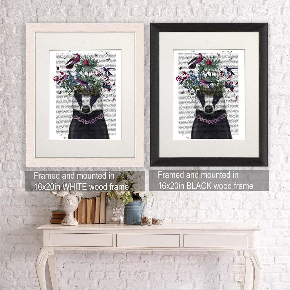 Badger Decor - Badger Bird Keeper - Badger Lover Bohemian Decor Boho ...