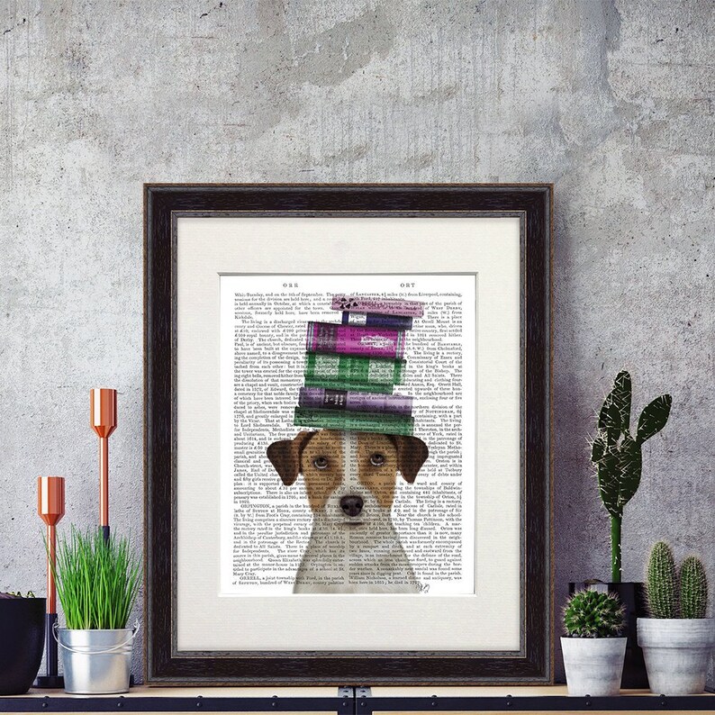 Jack Russell Print - Jack Russell Books - Jack Russell Gift Terrier Dog ...
