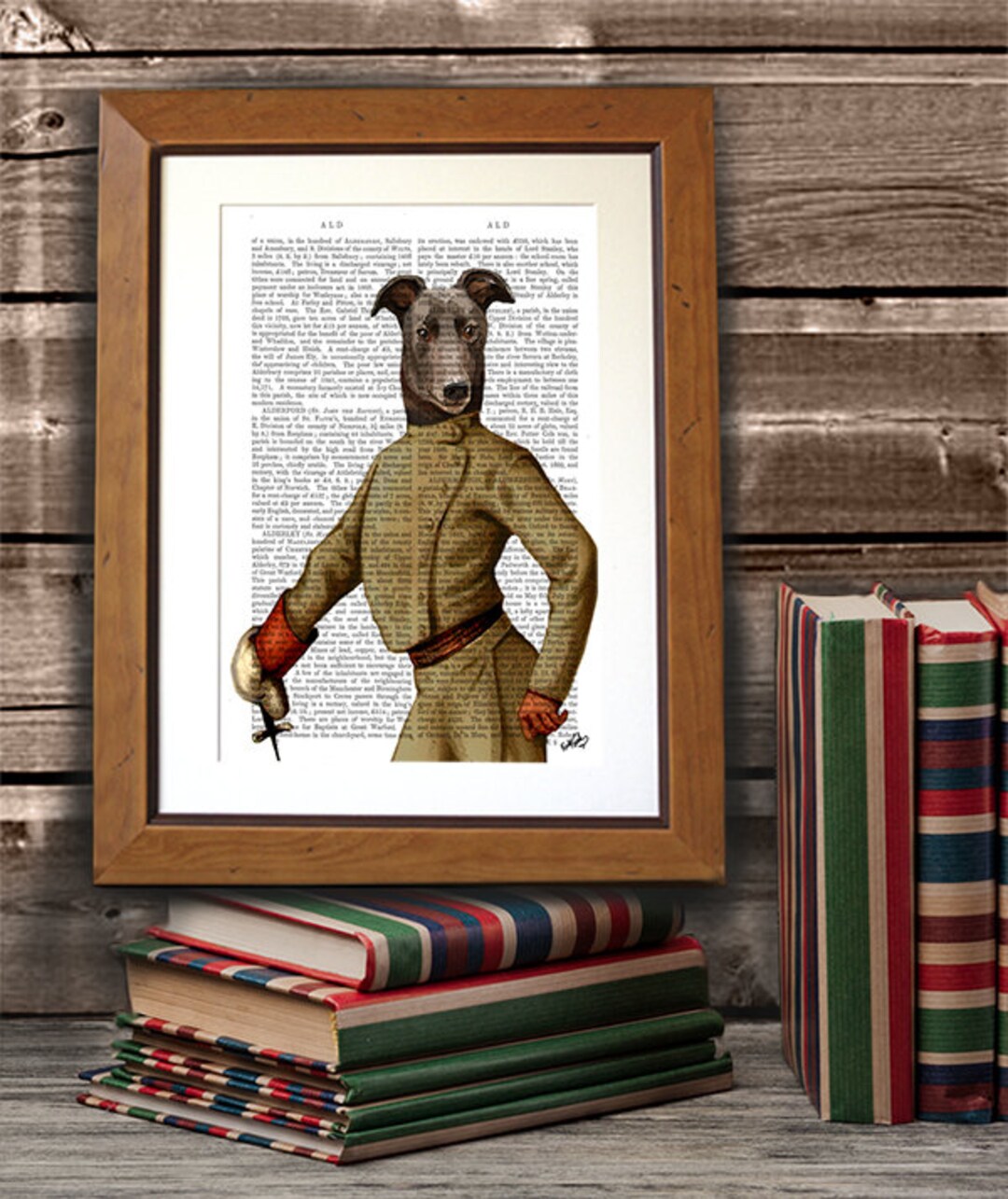 Whippet Print - Gifts for Men Sporting Dog Sports Gift Man Cave Wall ...