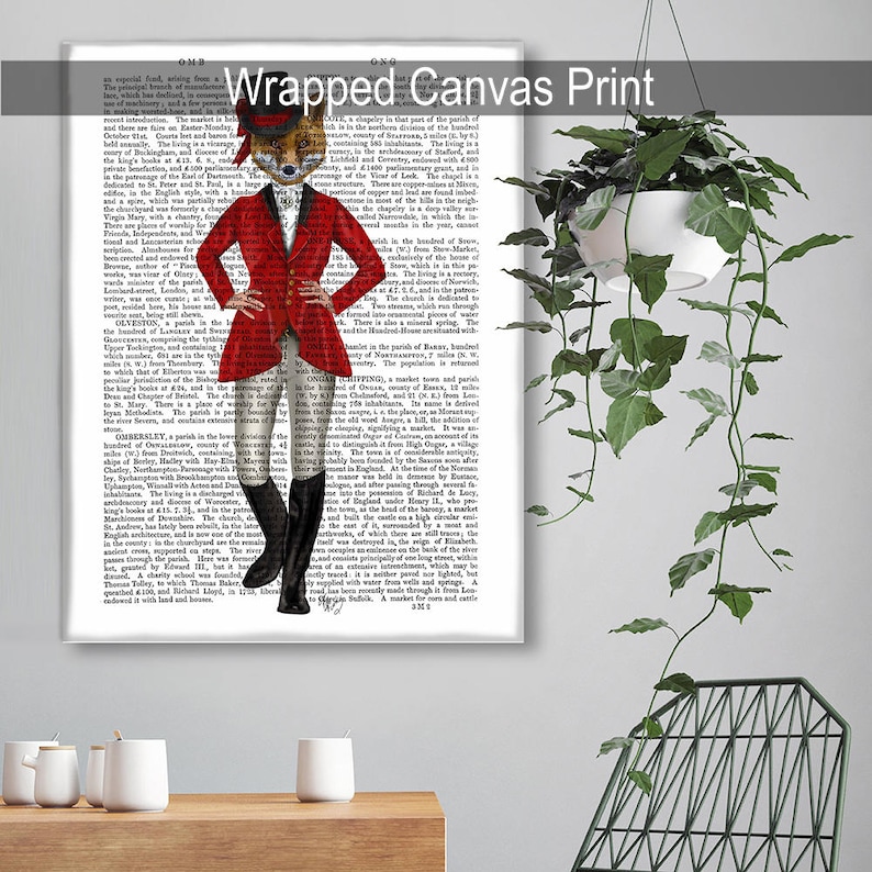 Fox Decor Lady Fox Hunter 1 Full Fox Picture Fox Wall Art - Etsy
