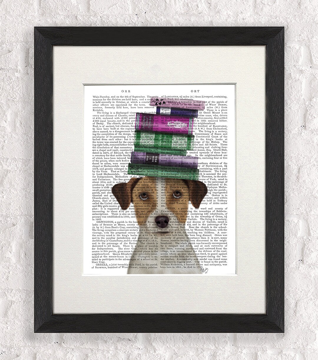 Jack russell print Jack russell books Jack russell gift | Etsy