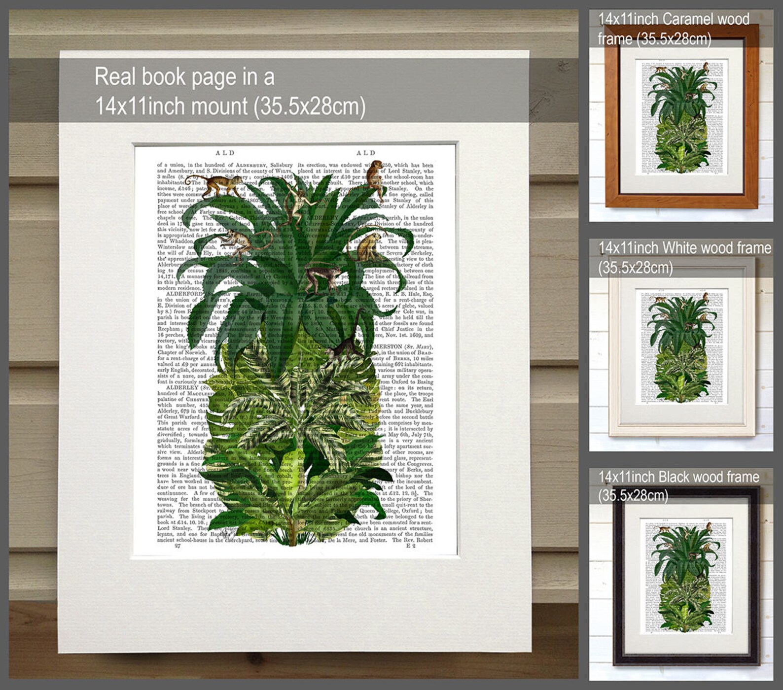 Pineapple Decor - Pineapple Monkeys - Monkey Print Art Baby Monkey Wall ...