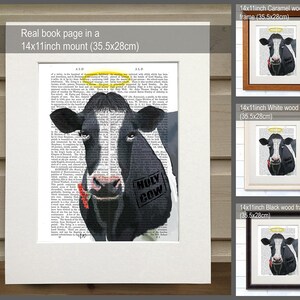 Holy Cow Digital Painting Farm Animal - Etsy