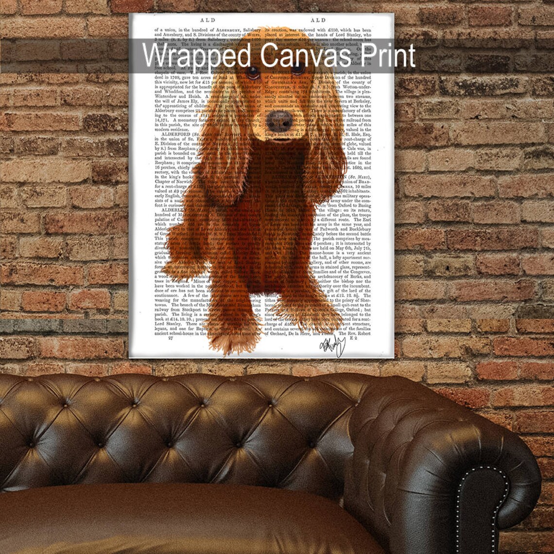 Golden Cocker Spaniel Dog Art Dog Print wall art wall decor | Etsy