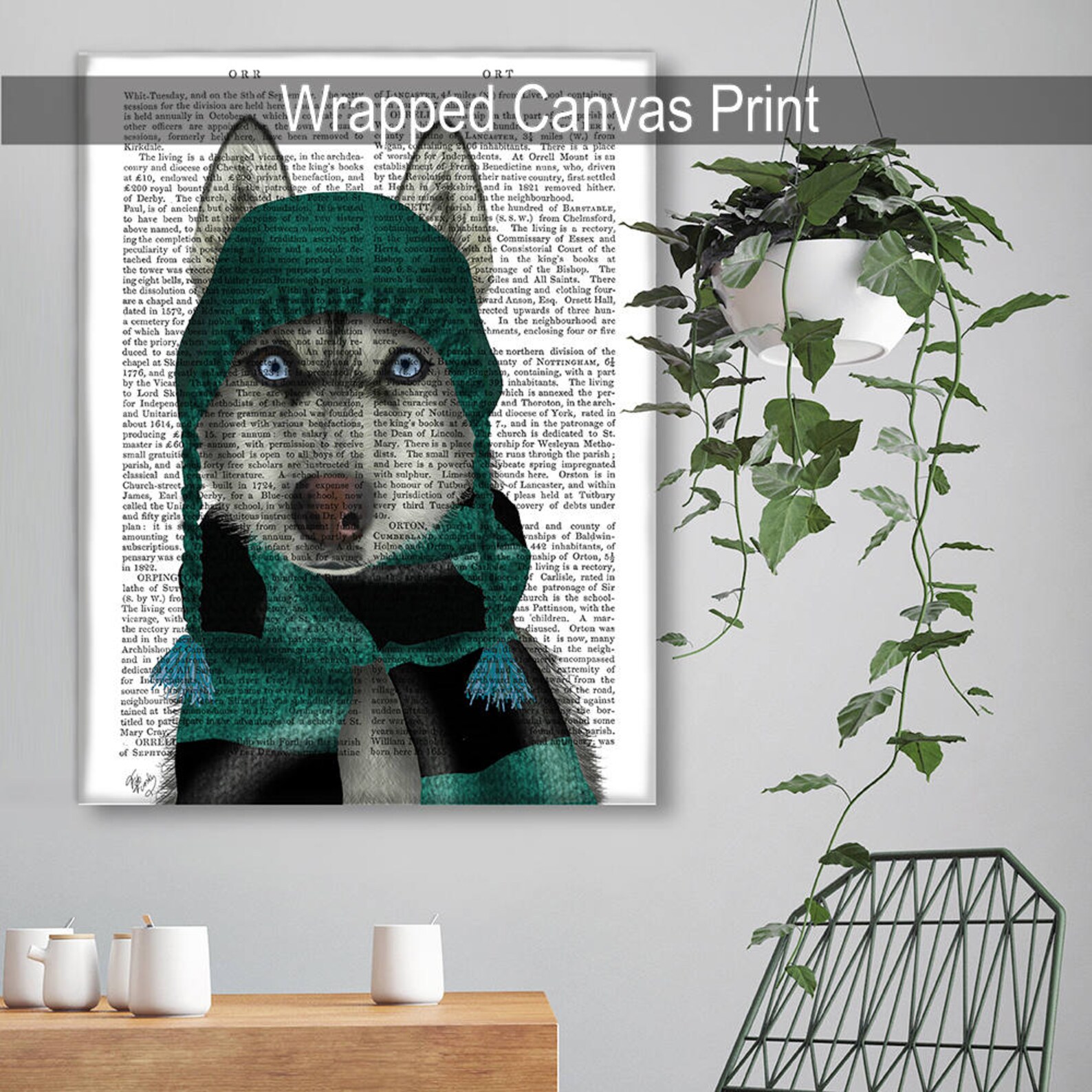 Siberian Husky Hat and Scarf Dog Sledding Iditarod Sled Dog - Etsy