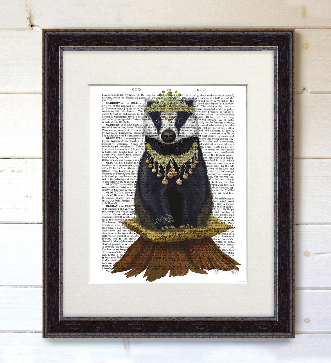 Office Decor Ideas Badger With Tiara Full Cool Office - Etsy