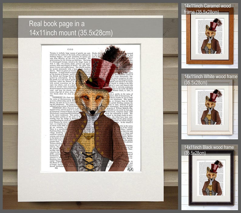 Fox Poster Vivienne Fox Print Fox Art Foxy Lady Funny - Etsy
