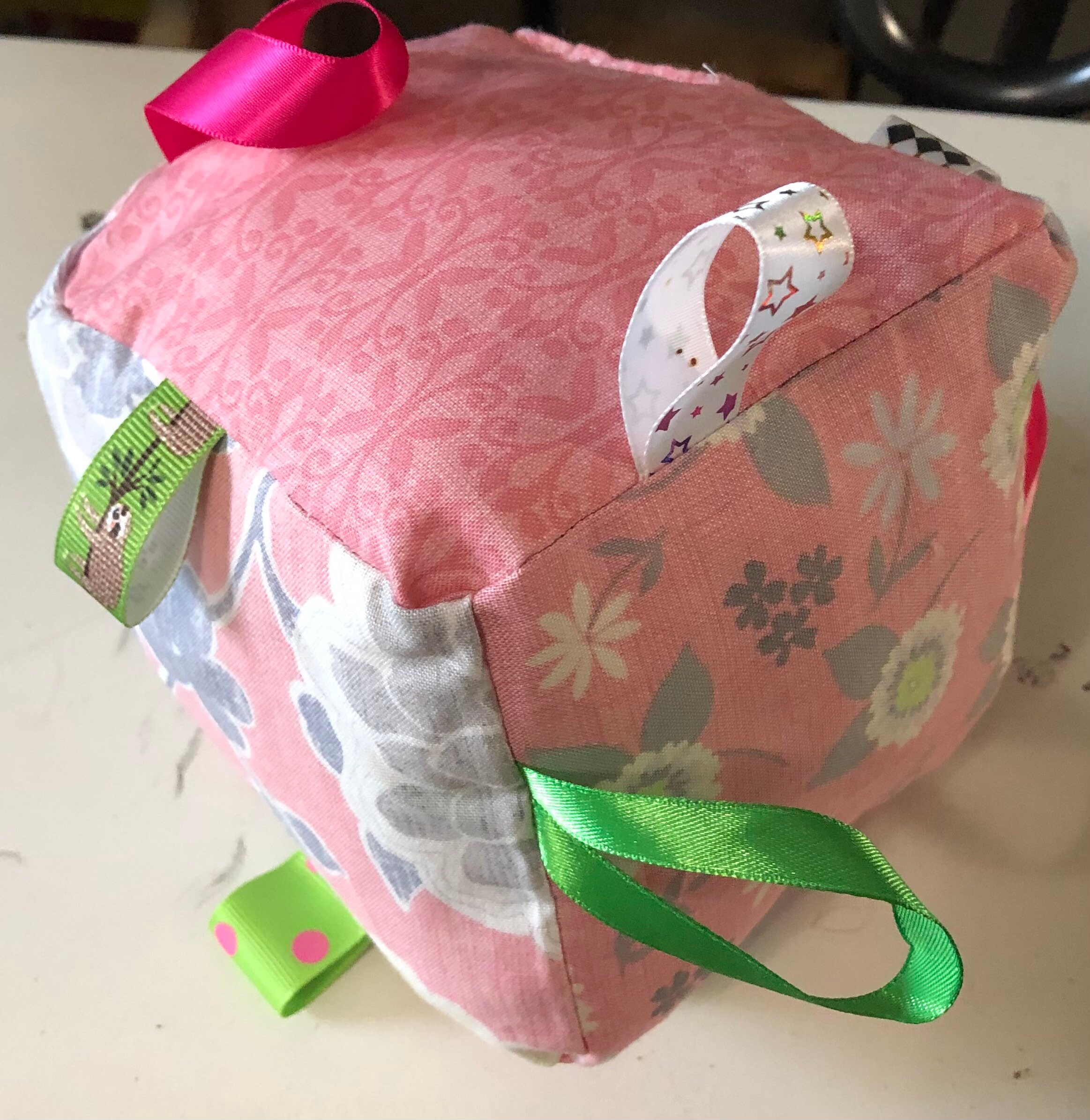 Ribbon Baby Blocks - Etsy