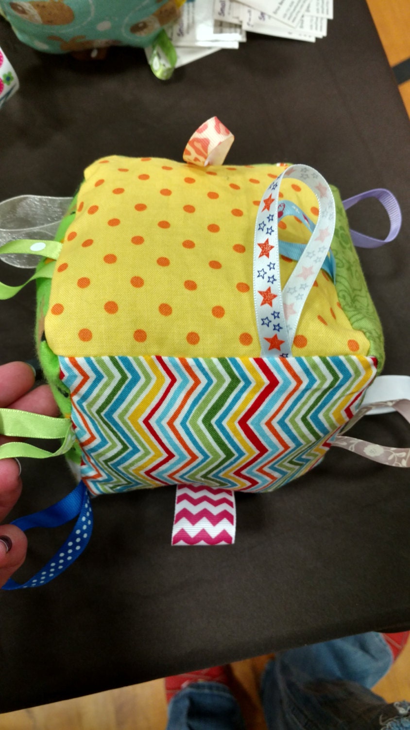 Ribbon Baby Blocks - Etsy