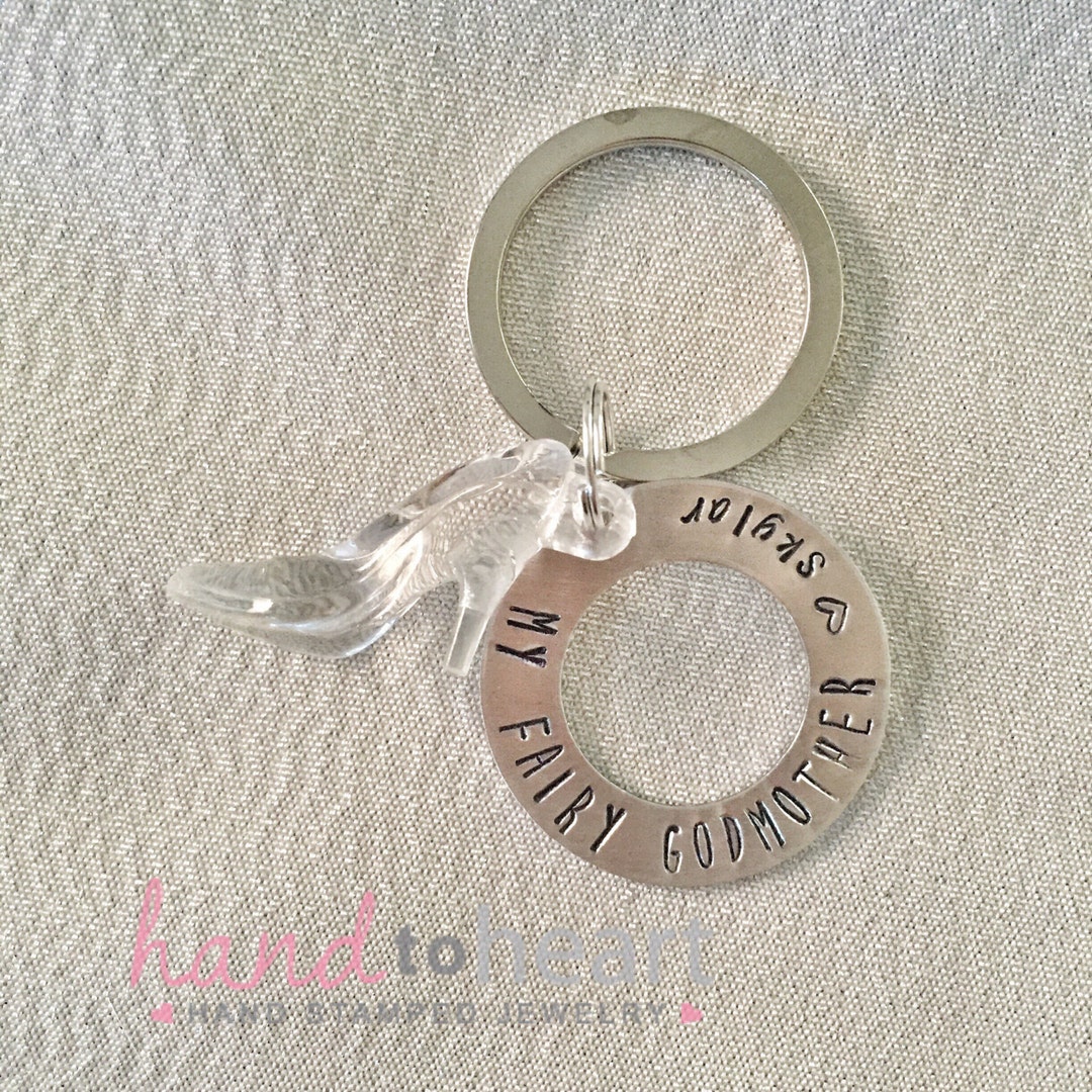 Fairy Godmother Keychain - Godparent Godmother Gift Religious Gift ...