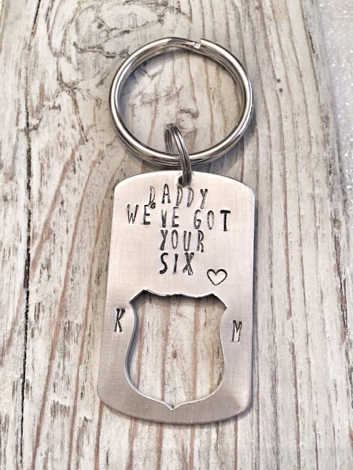 Police Officer Daddy Keychain We've Got Your 6 Police - Etsy Canada