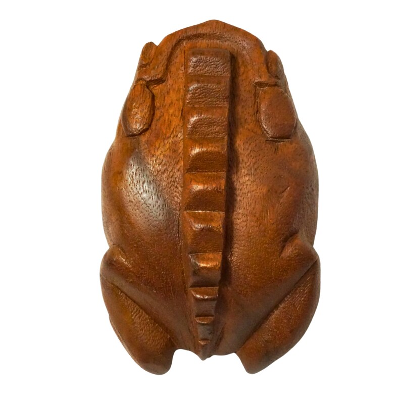 3-piece Set Hand-carved Wooden Musical Frog Guiros/toneblock, Family ...