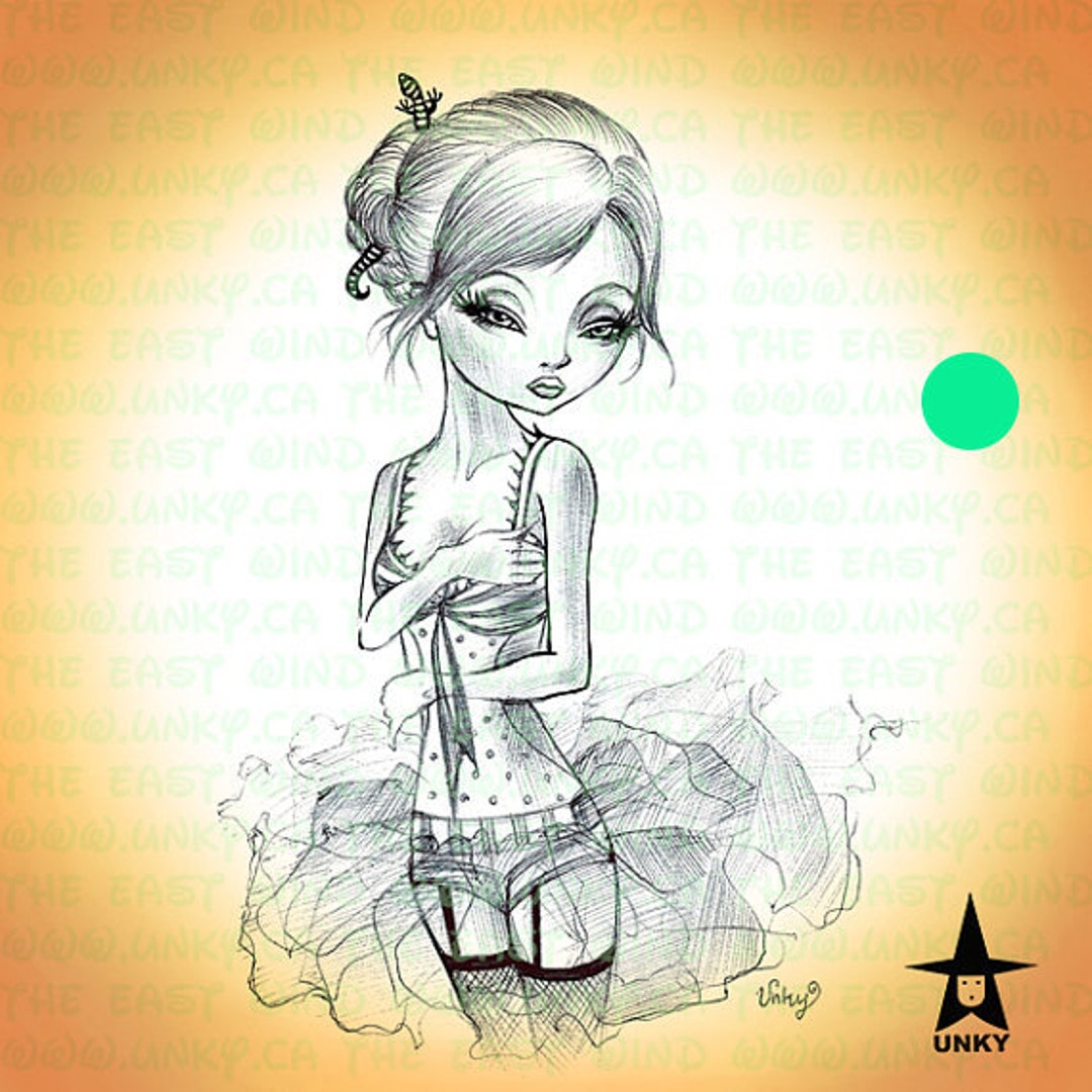 Digital Stamp- Funky Tutu Irresistible Mon Amour - 300dpi Jpeg File ...