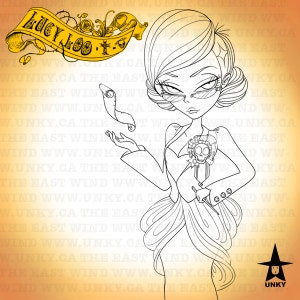 Digital Stamp- Lucy Loo 'professor Loo' - 300dpi JPEG/ PNG Files ...