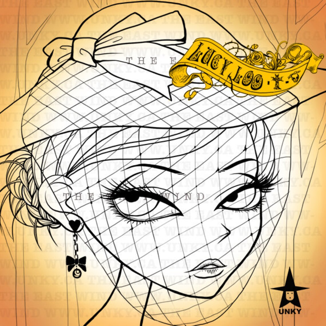 Digital Stamp- 'lucy Loo' Delivering Love Letter - 300dpi JPEG/ PNG ...