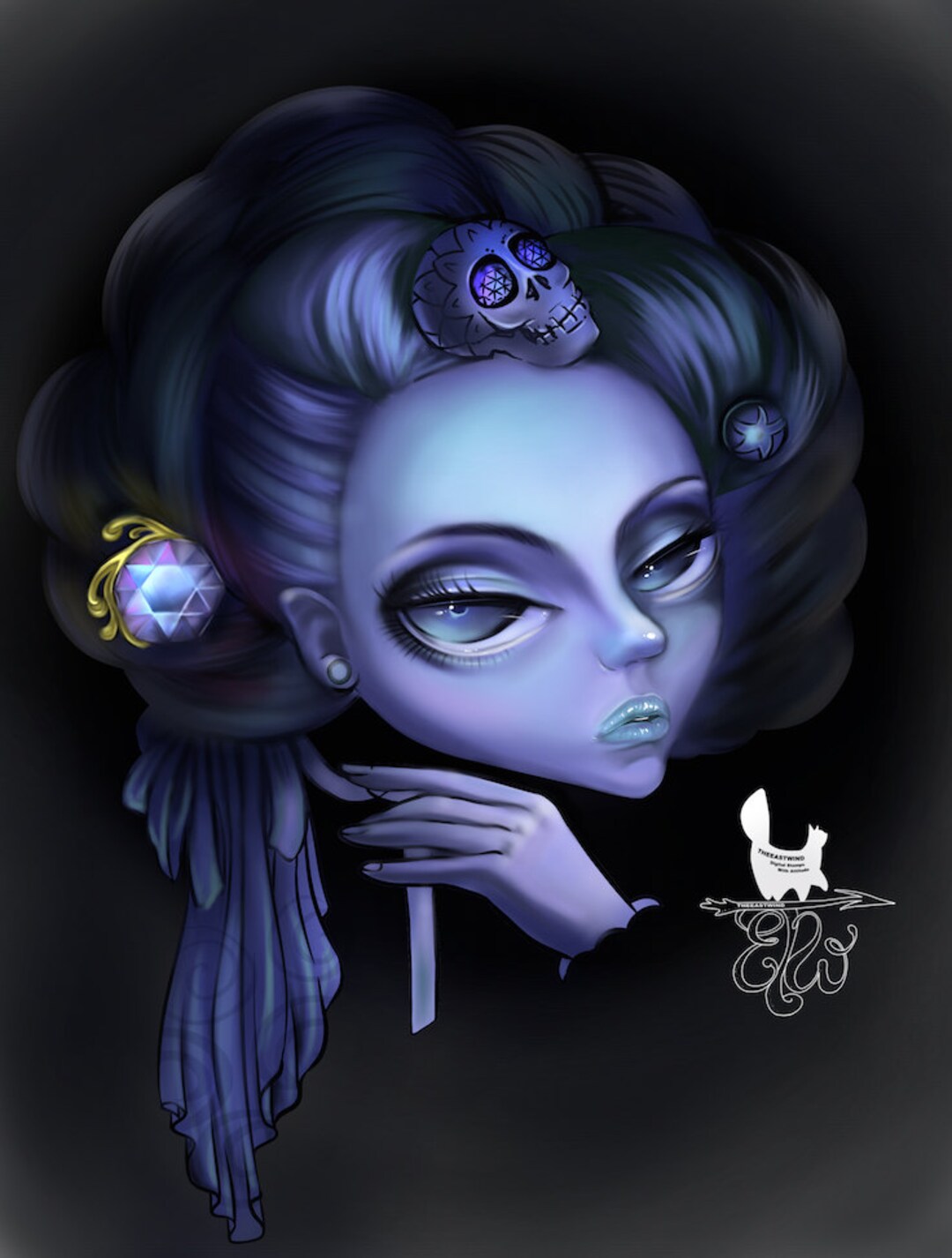 Digital Stamp- Lucy Loo 'headwig' - 300 Dpi JPEG / PNG Files -MMAC0179 ...