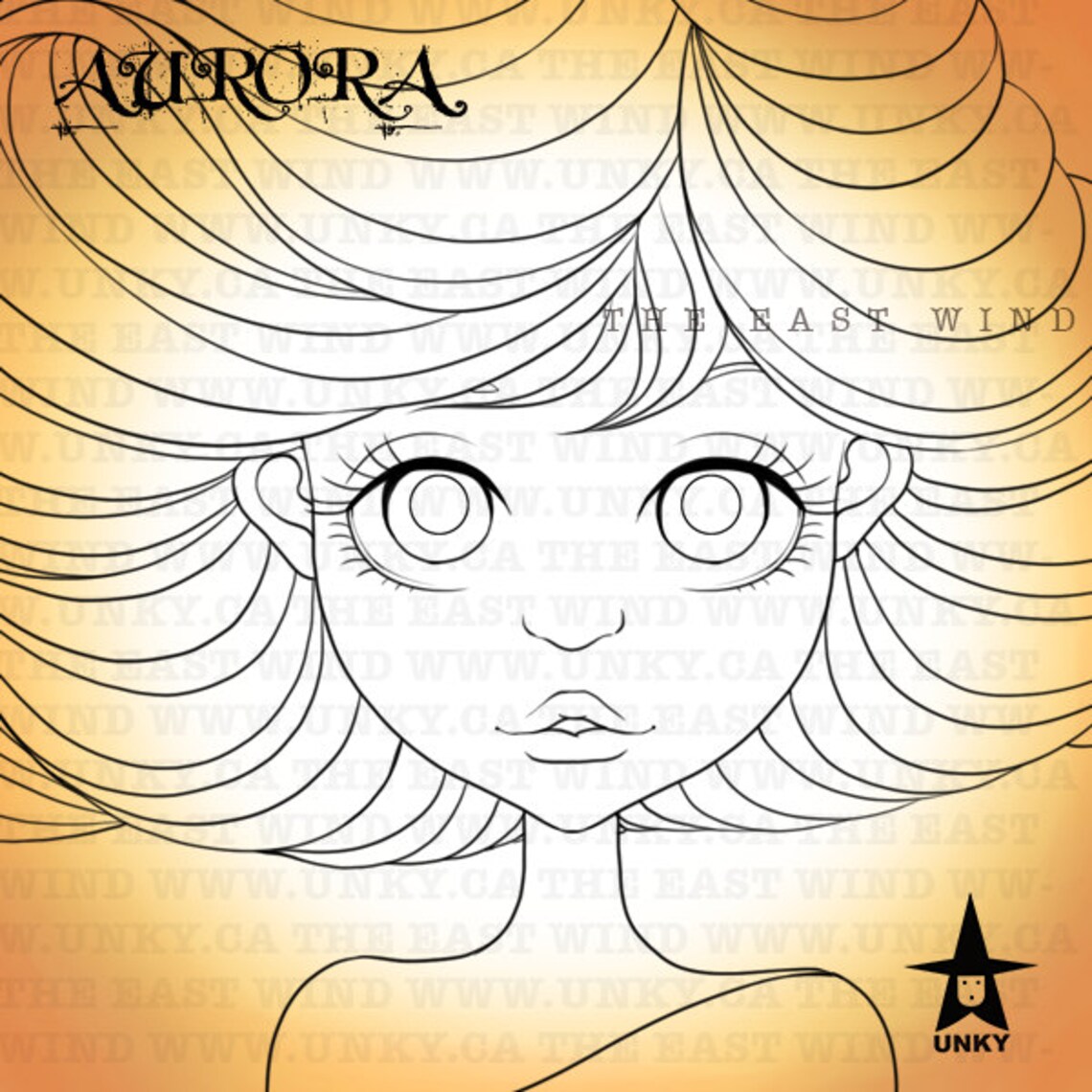Digital Stamp- AURORA ' Hair Tree' - 300 Dpi 4 JPEG/PNG Files - MAC0122 ...